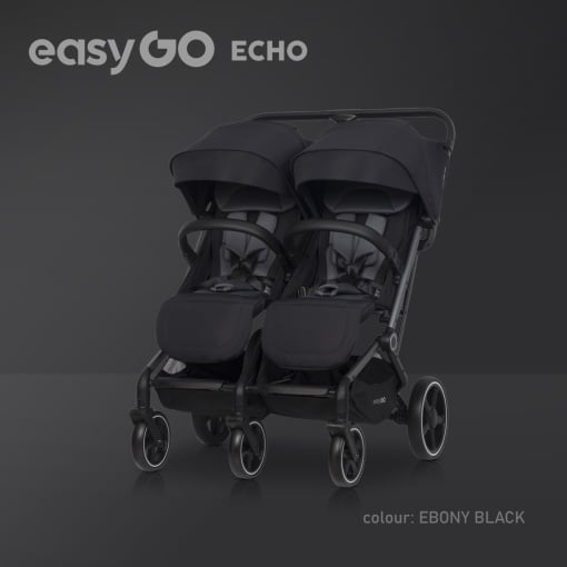 Eurocart easy go echo ebony black kolica za blizance