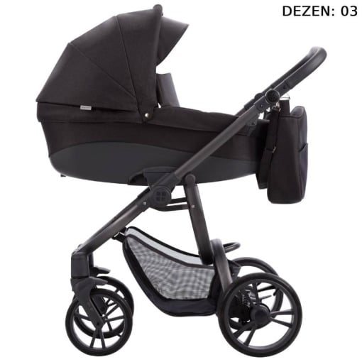 BEBETTO HOLLAND NEW KOLICA ZA BEBE SET 2U1 SIVI RAM 03
