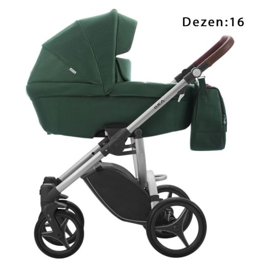 Bebetto Luca 2018 kolica za bebe set 2u1 sivi ram 16