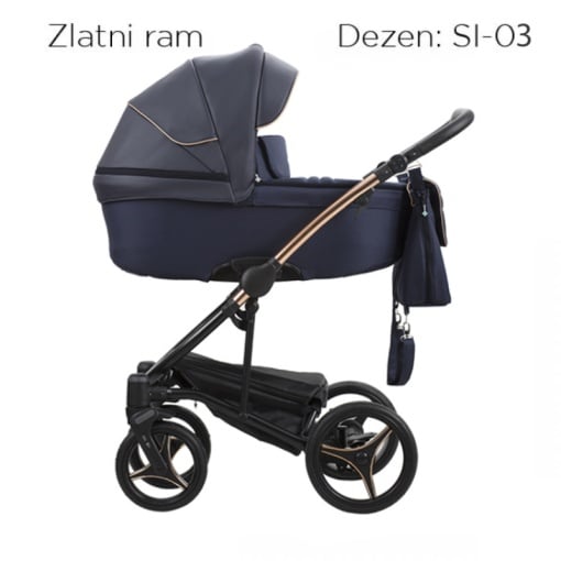 Bebetto Torino GOLD kolica za bebe set 2u1 03