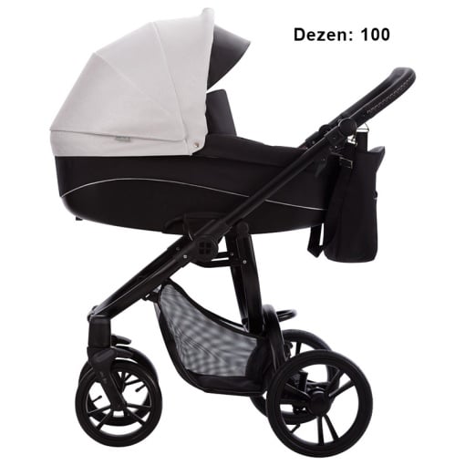 BEBETTO HOLLAND NEW KOLICA ZA BEBE SET 3U1 CRNI RAM 100
