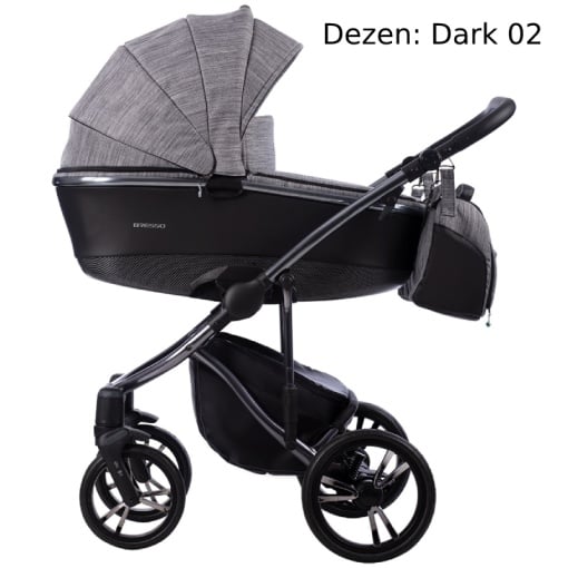 BEBETTO BRESSO PREMIUM CLASS DARK KOLICA ZA BEBE SET 3U1 02