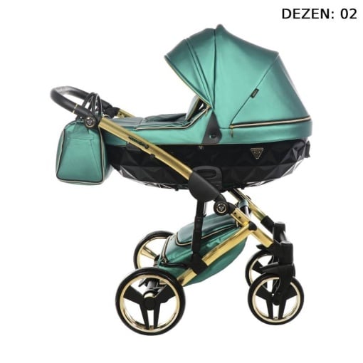 JUNAMA FLUO LINE V3 KOLICA ZA BEBE SET 3U1 02