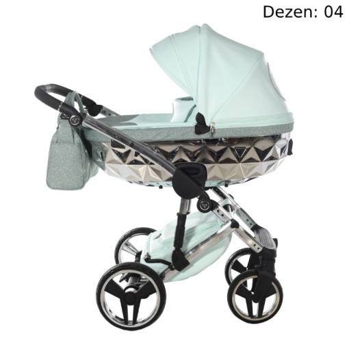JUNAMA HAND CRAFT GLITTER KOLICA ZA BEBE SET 3U1 04