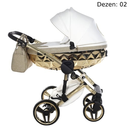 JUNAMA HAND CRAFT GLITTER KOLICA ZA BEBE SET 3U1 02