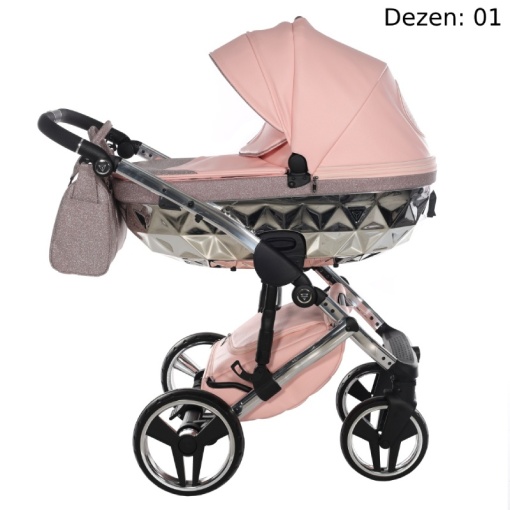 JUNAMA HAND CRAFT GLITTER KOLICA ZA BEBE SET 3U1 01