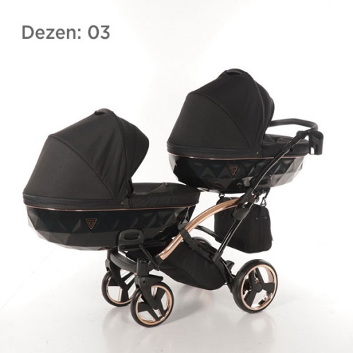 Junama Individual Duo Slim kolica za blizance set 3u1 03