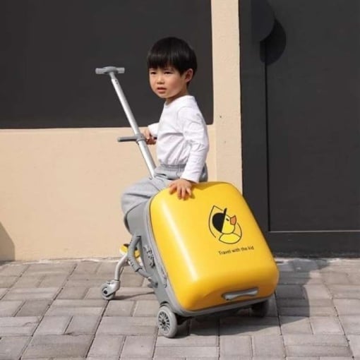 DECIJI PUTNI KOFER FAST YELLOW