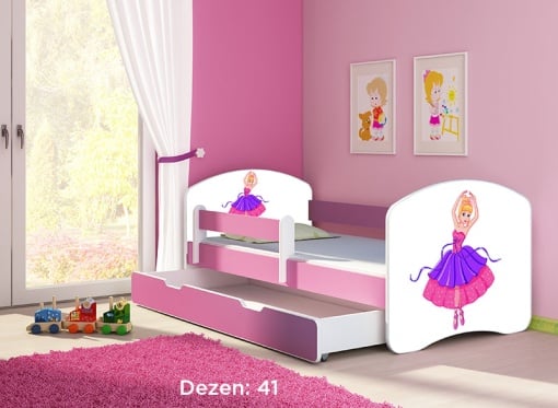 Krevet za decu Pink sa fiokom 180x80 acma 2 41
