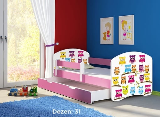 Krevet za decu Pink sa fiokom 180x80 acma 2 31