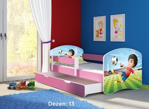 Krevet za decu Pink sa fiokom 180x80 acma 2 13