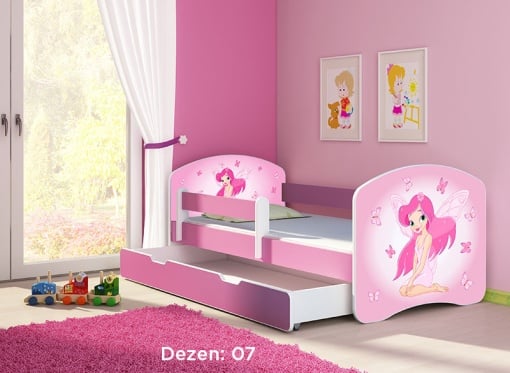 Krevet za decu Pink sa fiokom 180x80 acma 2 07