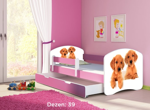 Krevet za decu Pink sa fiokom 160x80 acma 2 39