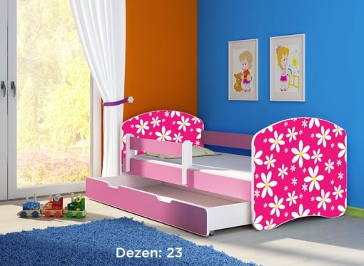 Krevet za decu Pink sa fiokom 160x80 acma 2 23