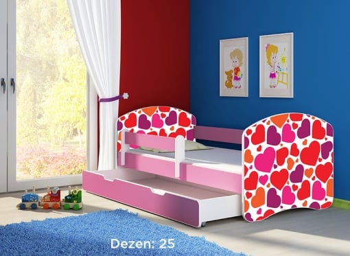 Krevet za decu Pink sa fiokom 140x70 acma 2 25