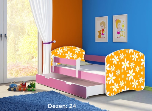 Krevet za decu Pink sa fiokom 140x70 acma 2 24
