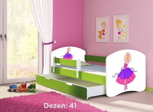 Krevet za decu Green sa fiokom 180x80 acma 2 41