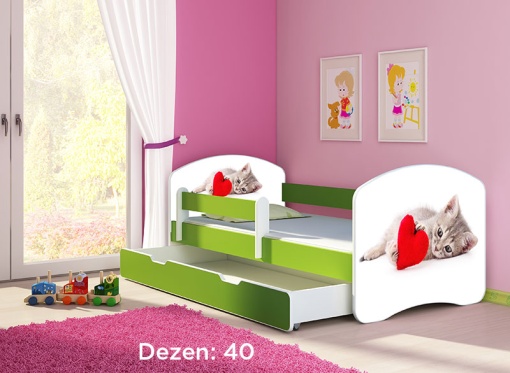 Krevet za decu Green sa fiokom 180x80 acma 2 40