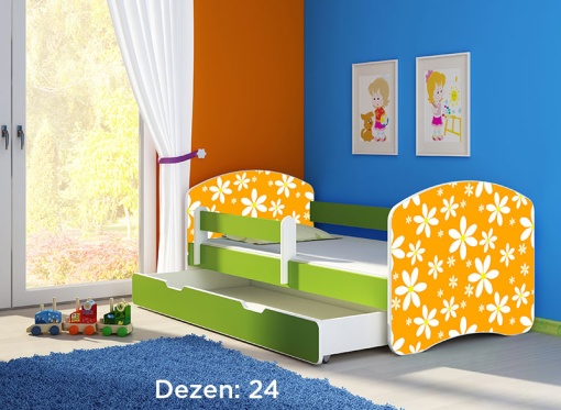 Krevet za decu Green sa fiokom 180x80 acma 2 24