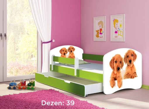 Krevet za decu Green sa fiokom 160x80 acma 2 39