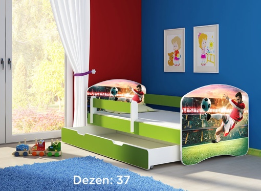 Krevet za decu Green sa fiokom 160x80 acma 2 37