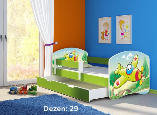 Krevet za decu Green sa fiokom 160x80 acma 2 29