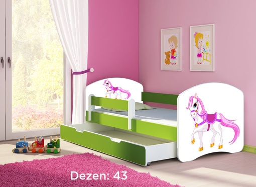 Krevet za decu Green sa fiokom 140x70 acma 2 43