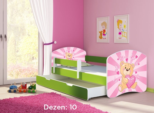 Krevet za decu Green sa fiokom 140x70 acma 2 10