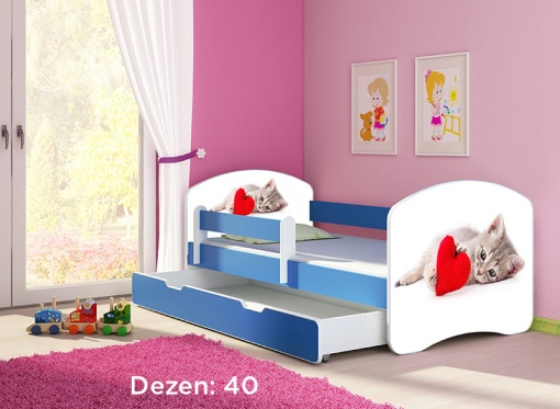 Krevet za decu Blue sa fiokom 180x80 acma 2 40