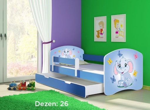 Krevet za decu Blue sa fiokom 180x80 acma 2 26