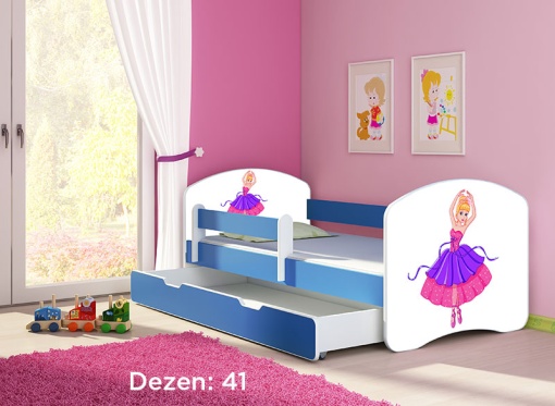 Krevet za decu Blue sa fiokom 160x80 acma 2 41