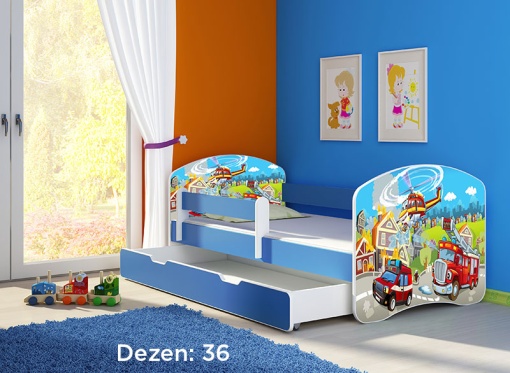 Krevet za decu Blue sa fiokom 160x80 acma 2 36