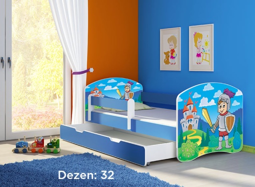 Krevet za decu Blue sa fiokom 160x80 acma 2 32