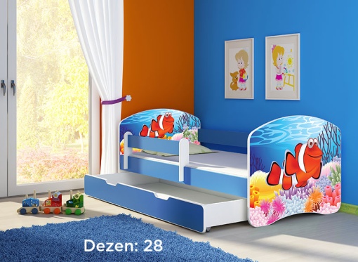 Krevet za decu Blue sa fiokom 160x80 acma 2 28