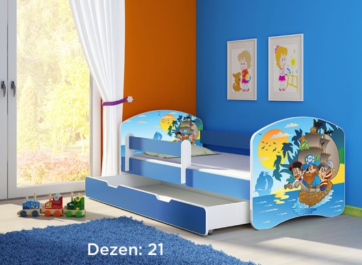 Krevet za decu Blue sa fiokom 160x80 acma 2 21