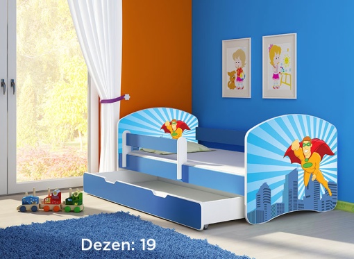 Krevet za decu Blue sa fiokom 160x80 acma 2 19