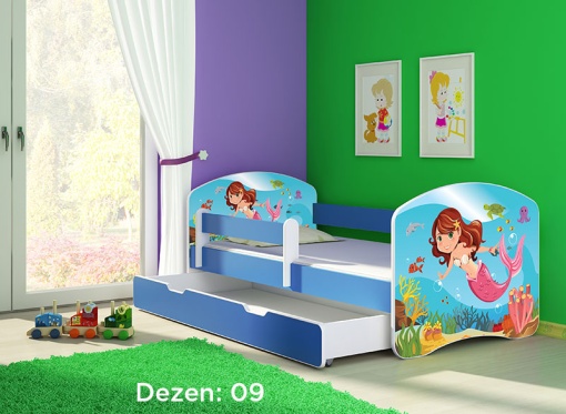 Krevet za decu Blue sa fiokom 160x80 acma 2 09