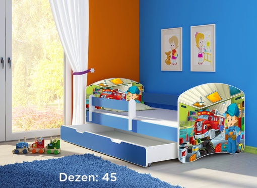 Krevet za decu Blue sa fiokom 140x70 acma 2 45