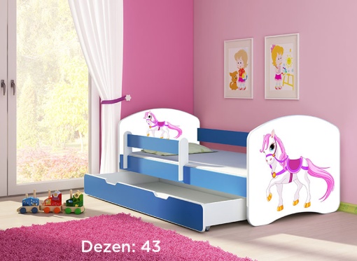 Krevet za decu Blue sa fiokom 140x70 acma 2 43