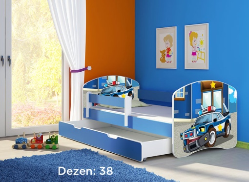 Krevet za decu Blue sa fiokom 140x70 acma 2 38