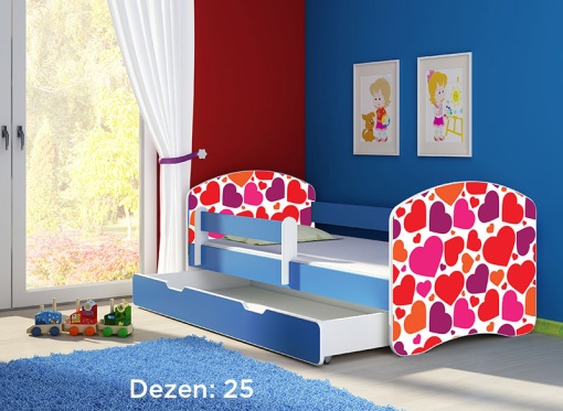 Krevet za decu Blue sa fiokom 140x70 acma 2 25