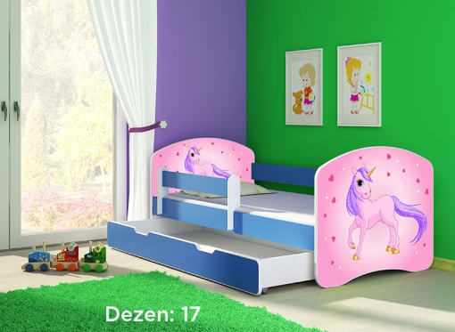 Krevet za decu Blue sa fiokom 140x70 acma 2 17