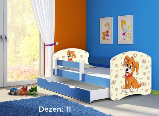 Krevet za decu Blue sa fiokom 140x70 acma 2 11