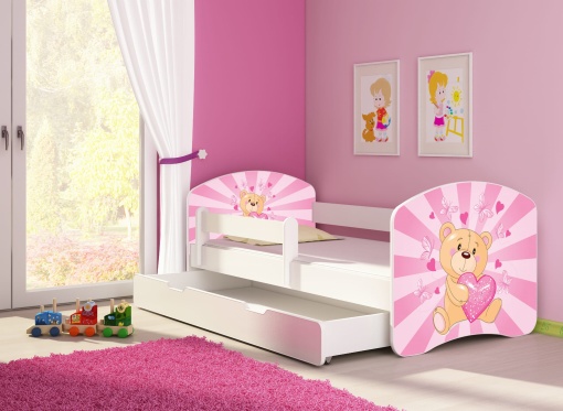 KREVET ZA DECU WHITE SA FIOKOM 180X80 ACMA 2 10