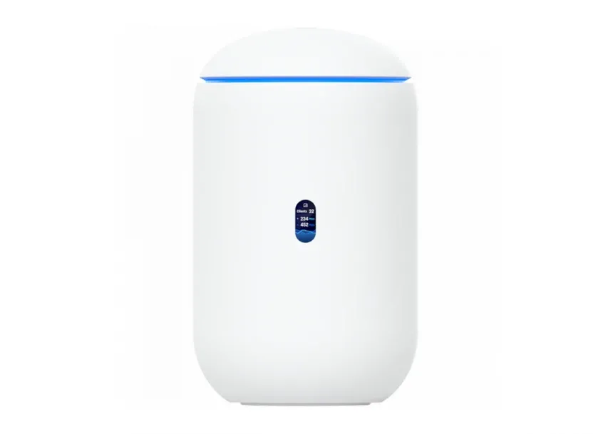 Ubiquiti UniFi UDR7-EU Dream Router 7 Desktop 10G Cloud Gateway with integrated WiFi 7, PoE switch, microSD storage, and full UniFi application support, 10G SFP+ and (1) 2.5 GbE RJ45 WAN port, 64 ...