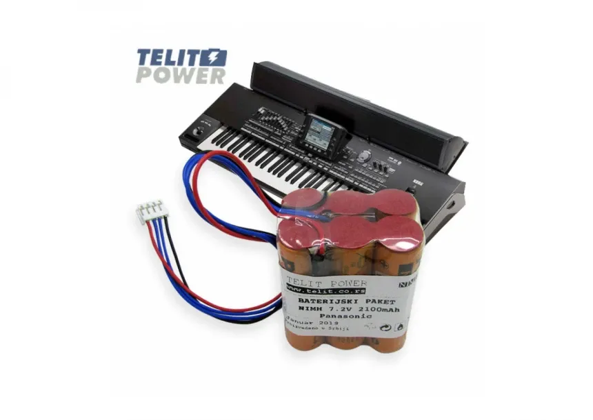 Baterija NiMH 7.2V 2100mAh Panasonic za klavijaturu KORG PA3X