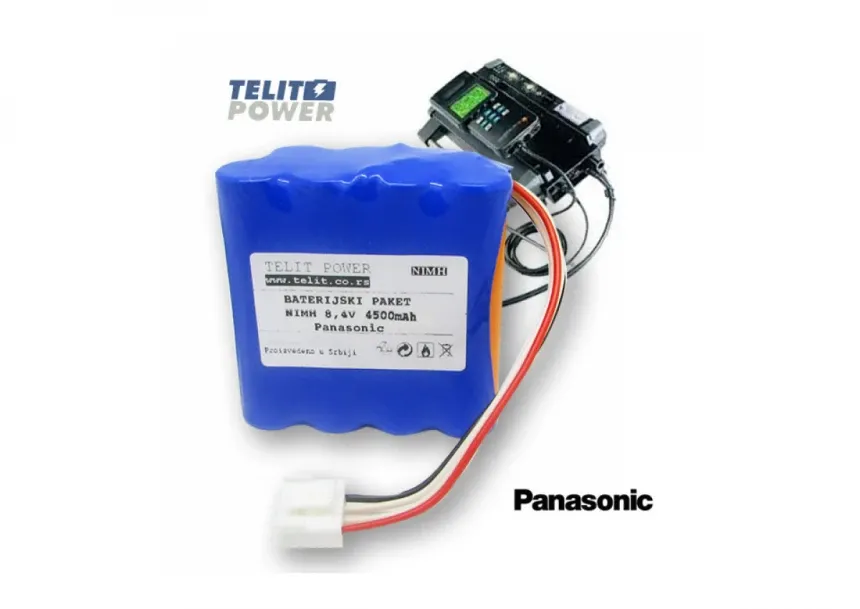 Baterija NiMH 8.4V 4500mAh Panasonic za TESTO 350-S, TESTO 350-XL