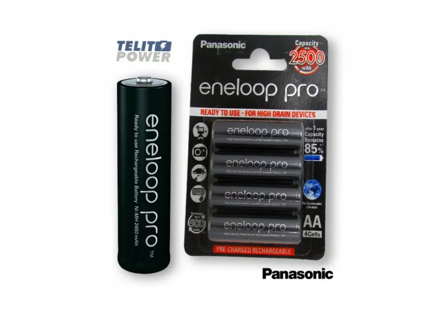 NiMH 1.2V 2550mAh BK-3HCCE-2BE ENELOOP blister 4 ( cena po komadu )