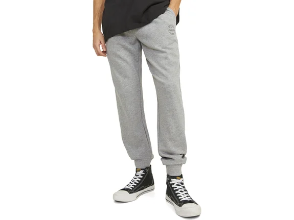 Jack & Jones Muški donji deo trenerke Jpstgordon Shark Sweat Pants Noos 12165322-LIGHTGR