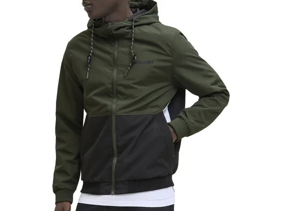 Jack & Jones Muška jakna Jjerush Hood Bomber Noos 12200208-DUFFELB